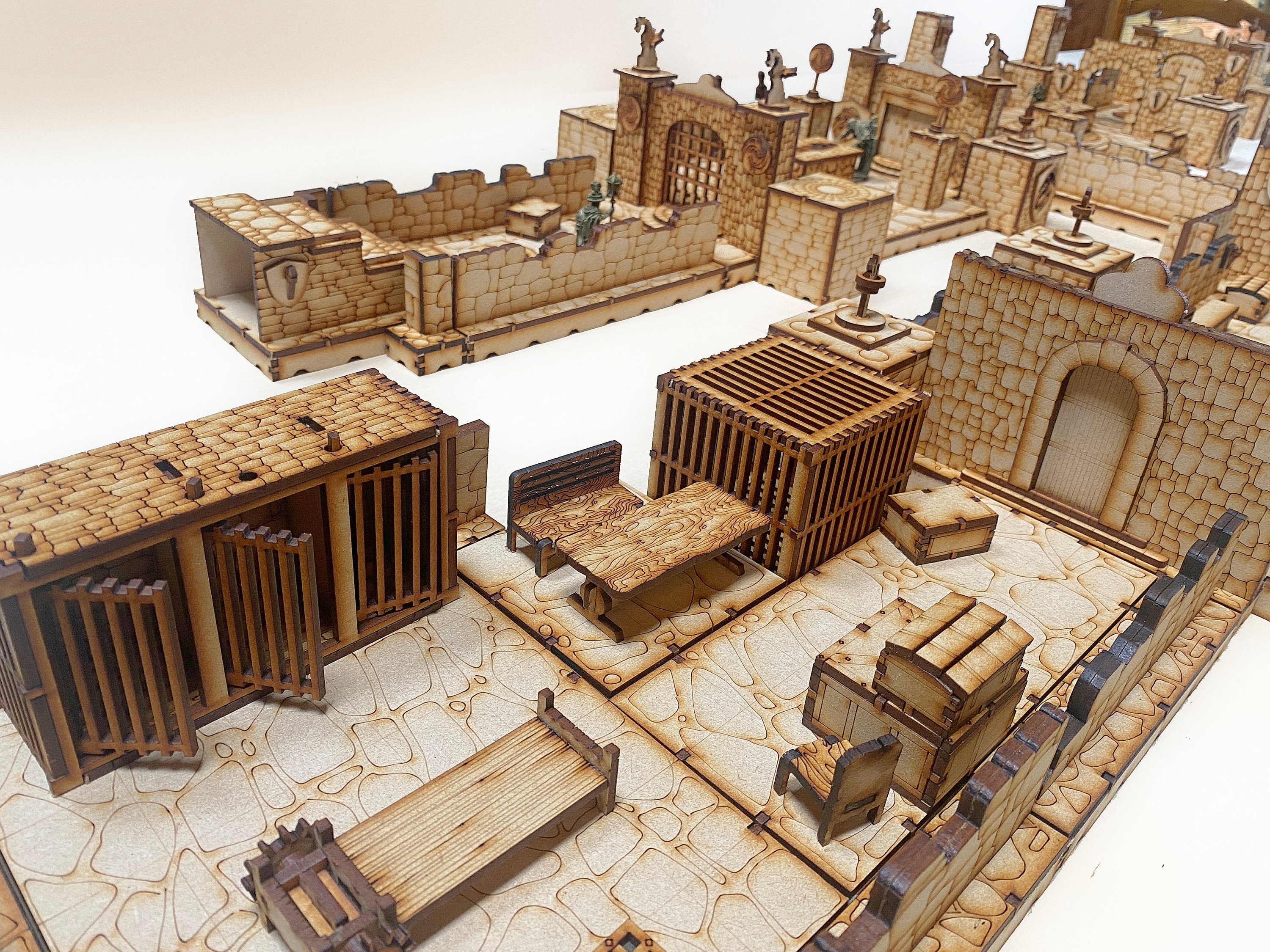 Massive Dragon Dungeon Set 28mm Dnd, Pathfinder Terrain, Furniture and ...