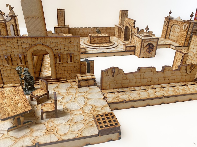 Massive Dragon Dungeon Set - 28mm Dnd, Pathfinder Terrain, Furniture ...