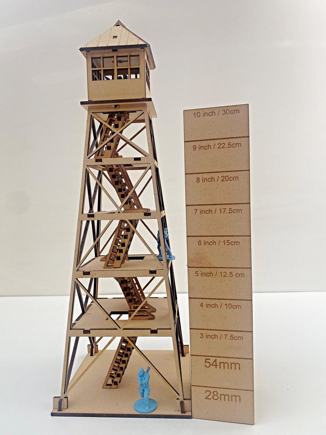 WW2 Normandy Watchtower/firetower Building Kit for Wargames 28mm-32mm ...