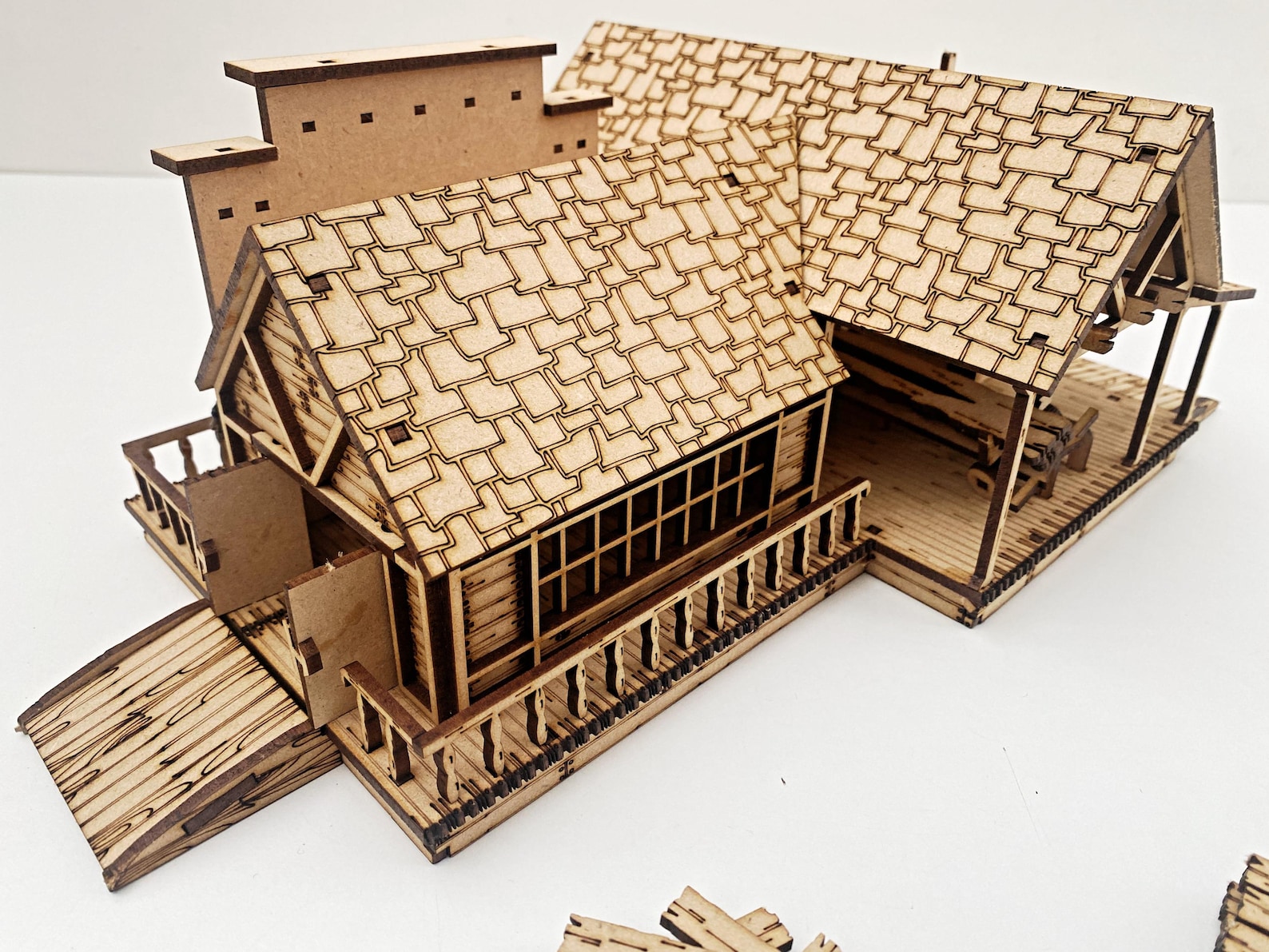 Wild West Saw Mill MDF Building Kit, 28mm Tabletop Terrain - Etsy