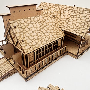 Wild West Saw Mill MDF Building Kit, 28mm Tabletop Terrain - Etsy