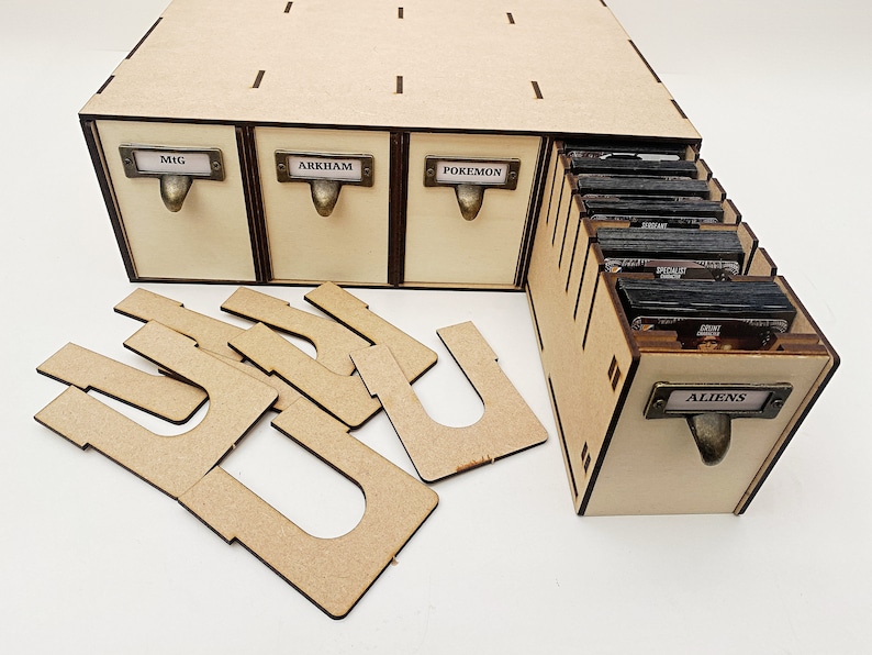 Kallax Card Storage Drawer: MDF Card Game Organizer - Etsy