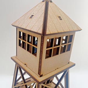 WW2 Normandy Watchtower/firetower Building Kit for Wargames 28mm-32mm ...