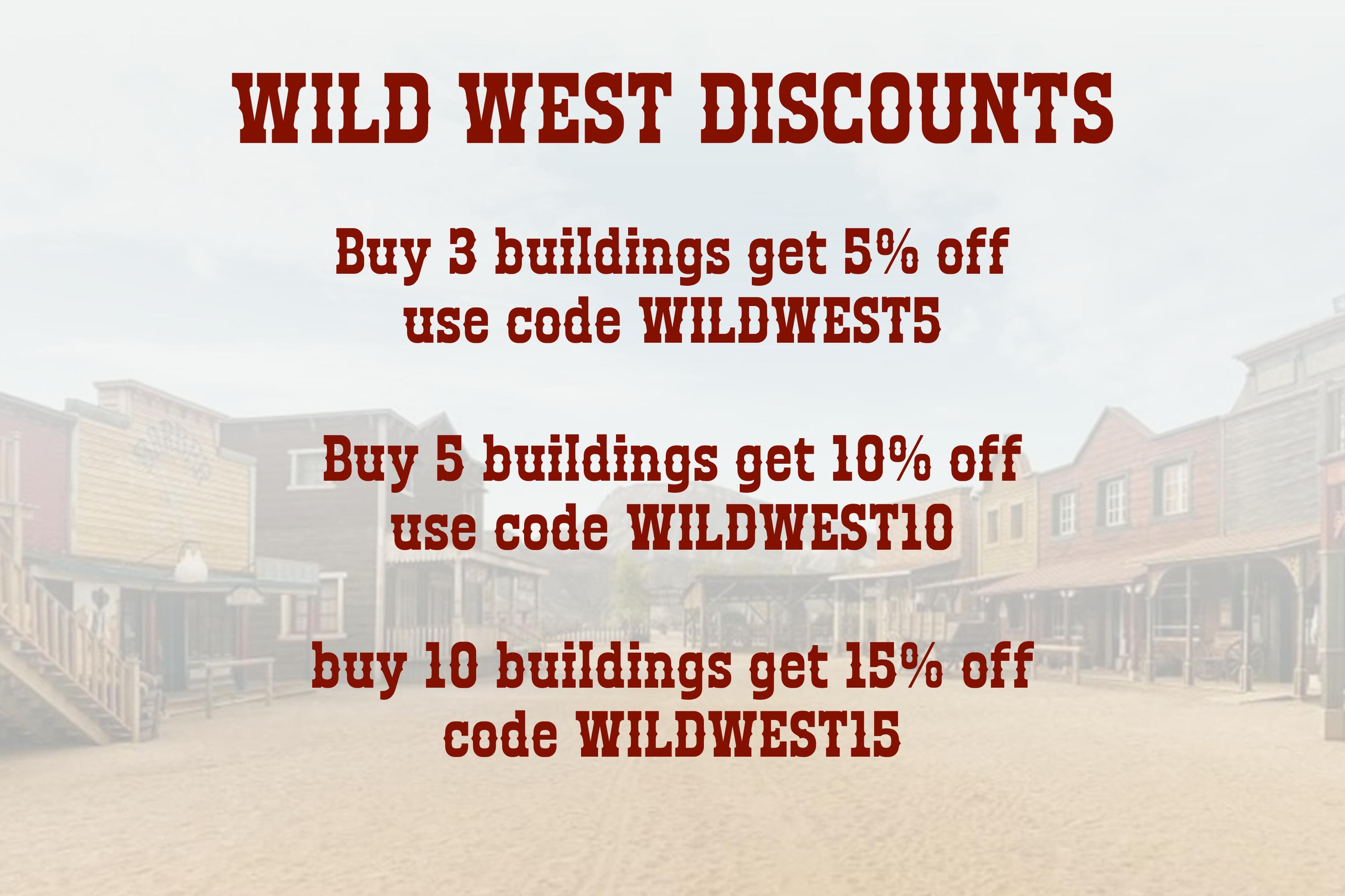 Wild West Sheriff’s Office, Jail, Gallows Kit – Laser-cut Removable ...