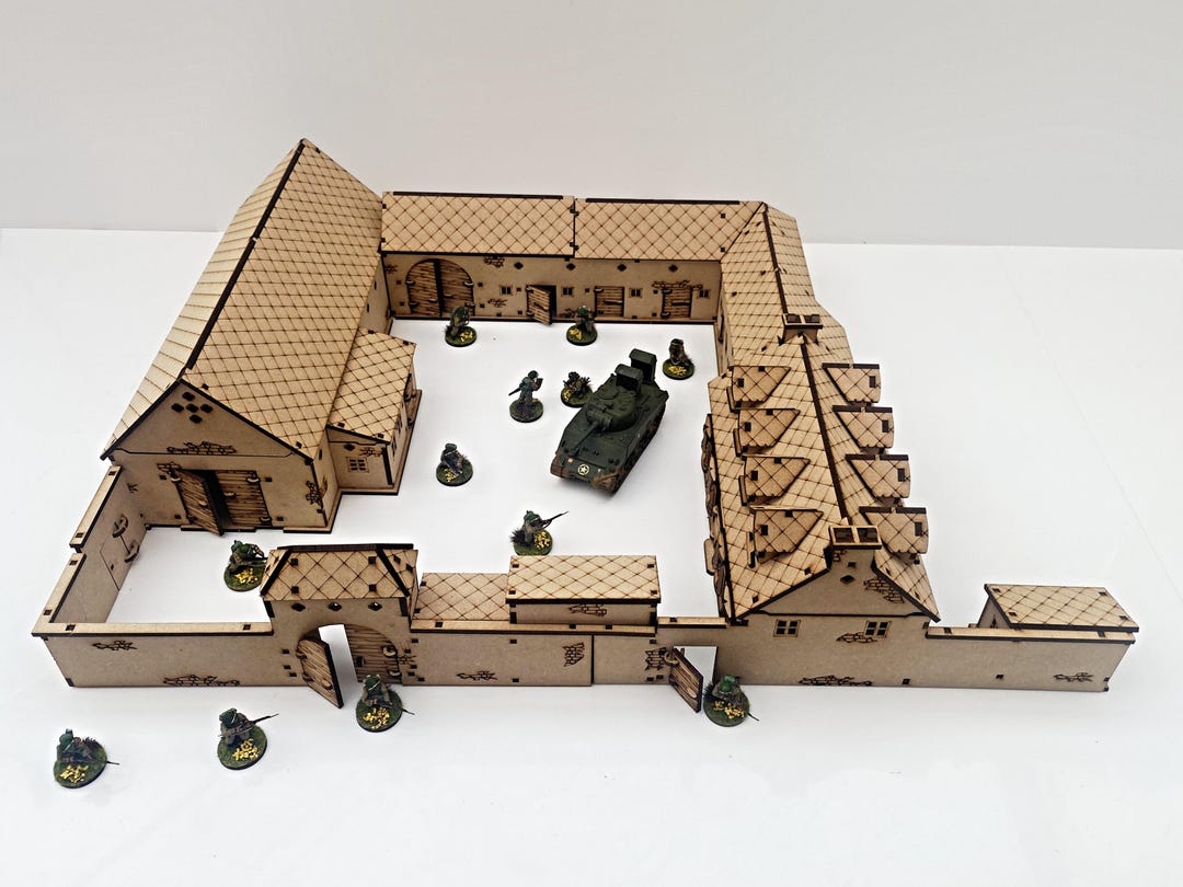 WW2 Normandy La Haye Sainte – 28mm to 32mm Wargames, Role Play or ...