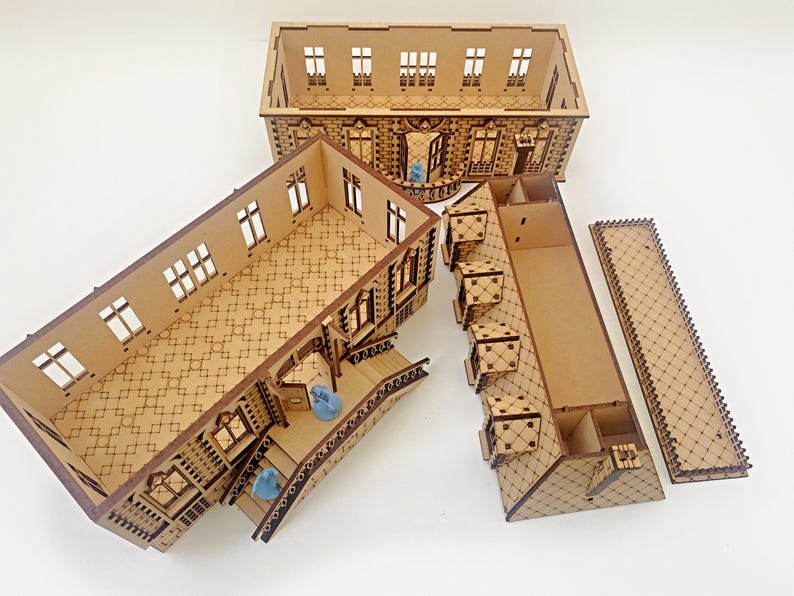 WW2 Normandy Large Château for Wargames (28mm-32mm Terrain With ...