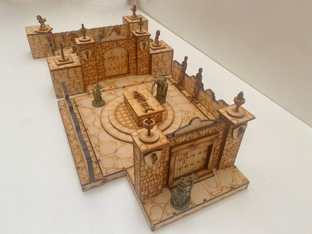 Altar and Tomb - Dragon Dungeon Set - 28mm Dnd, Pathfinder Terrain ...