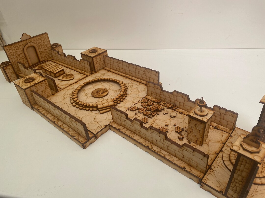 Scrying Rooms - Dragon Dungeon Set - 28mm Terrain for Dnd, Pathfinder ...