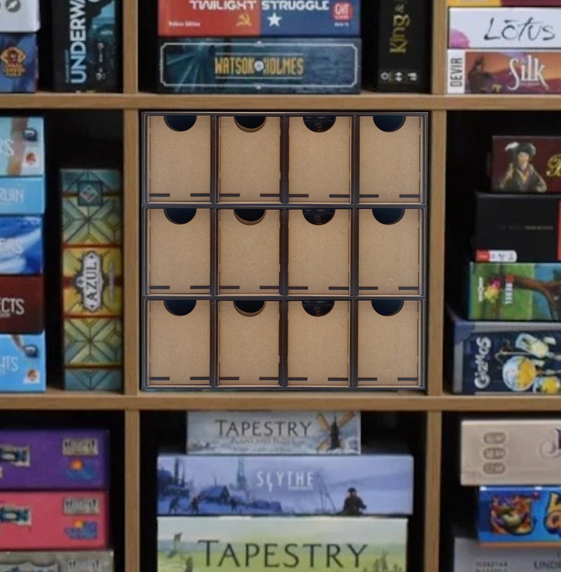 Kallax Card Storage Drawer: MDF Card Game Organizer - Etsy