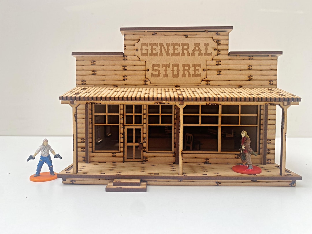 Wild West General Store & Warehouse Building Kit – Removable Roofs for ...