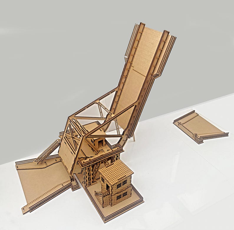 WW2 Normandy Pegasus Bridge – 28mm to 32mm Wargames, Role Play or ...