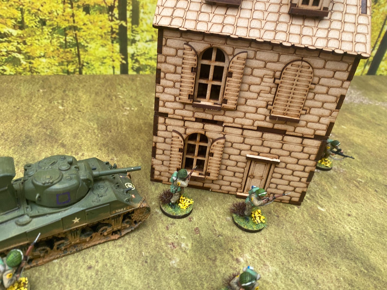WW2 Normandy Village House Type 2 – 28mm to 32mm Wargames, Role Play or ...
