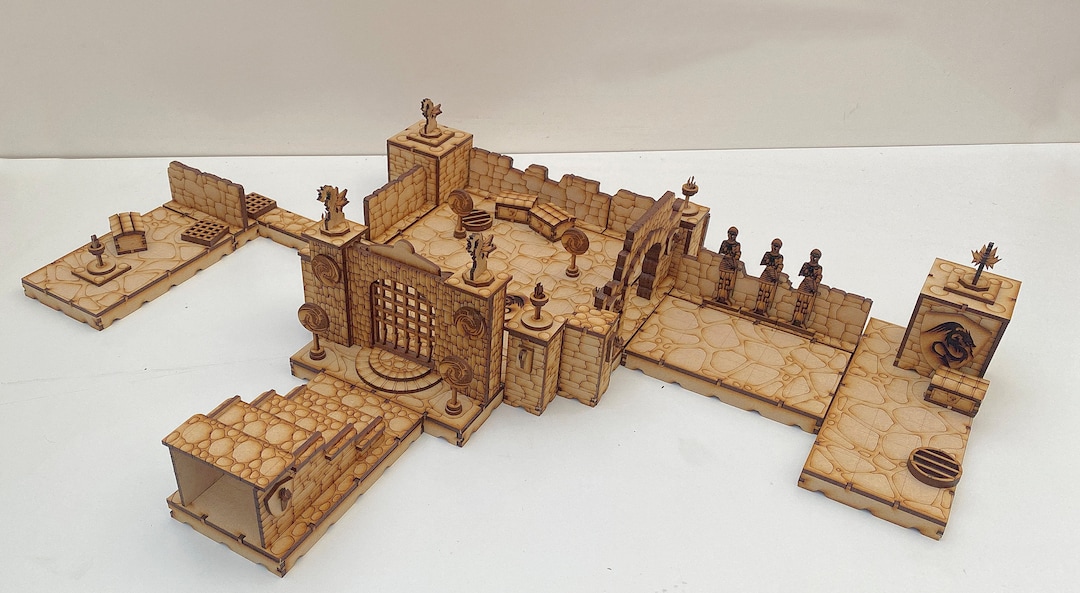 Dungeon Entrance Starter Set - Dragon Dungeon Set - 28mm Dnd ...
