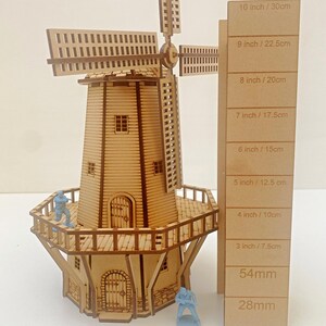 WW2 Windmill for Normandy WWII Wargames (28mm-32mm Skirmish Terrain ...