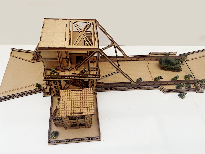 WW2 Normandy Pegasus Bridge – 28mm to 32mm Wargames, Role Play or ...