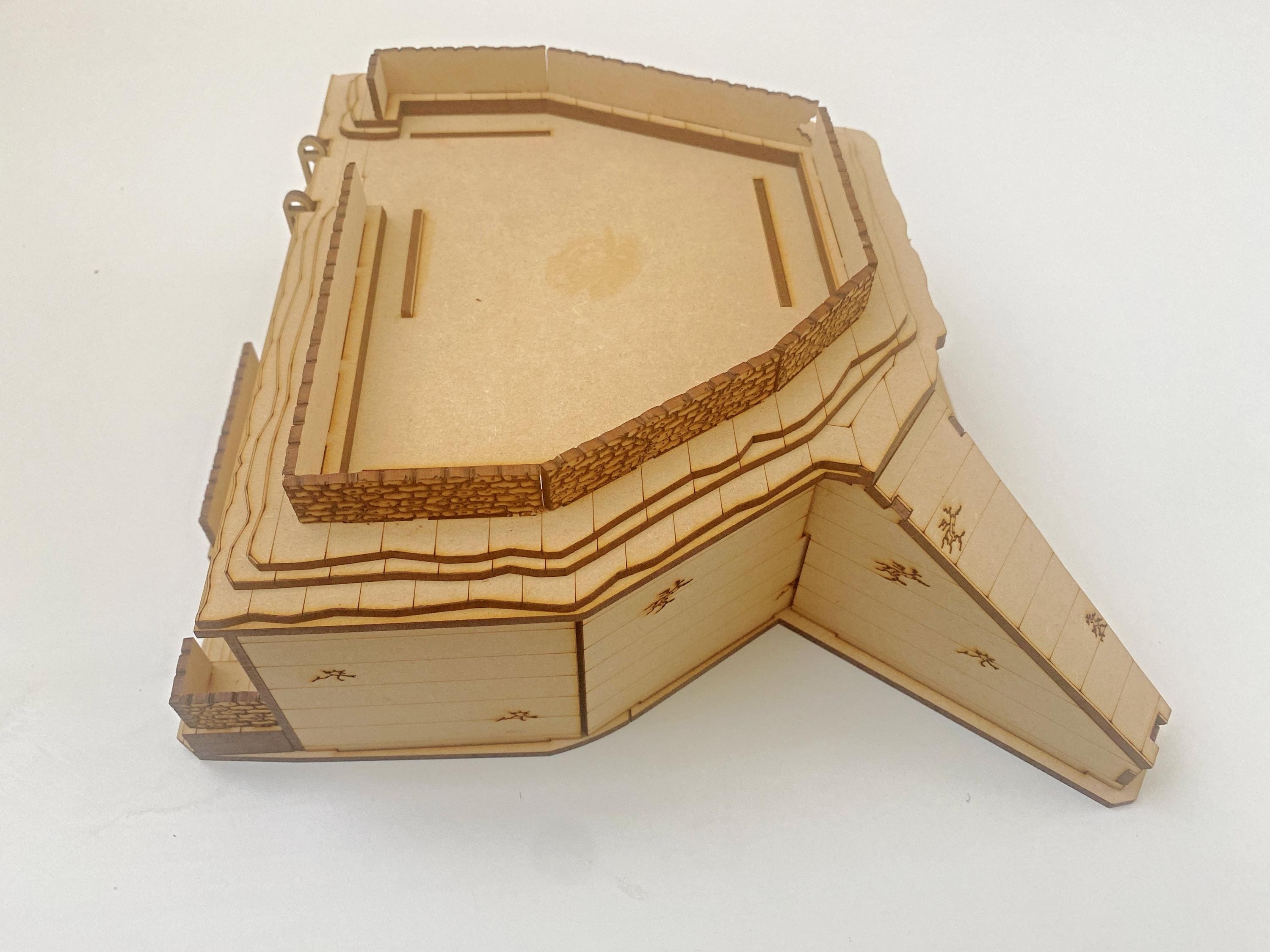 WW2 Normandy German Pillbox Bunker Building Kit for Wargames 28mm-32mm ...