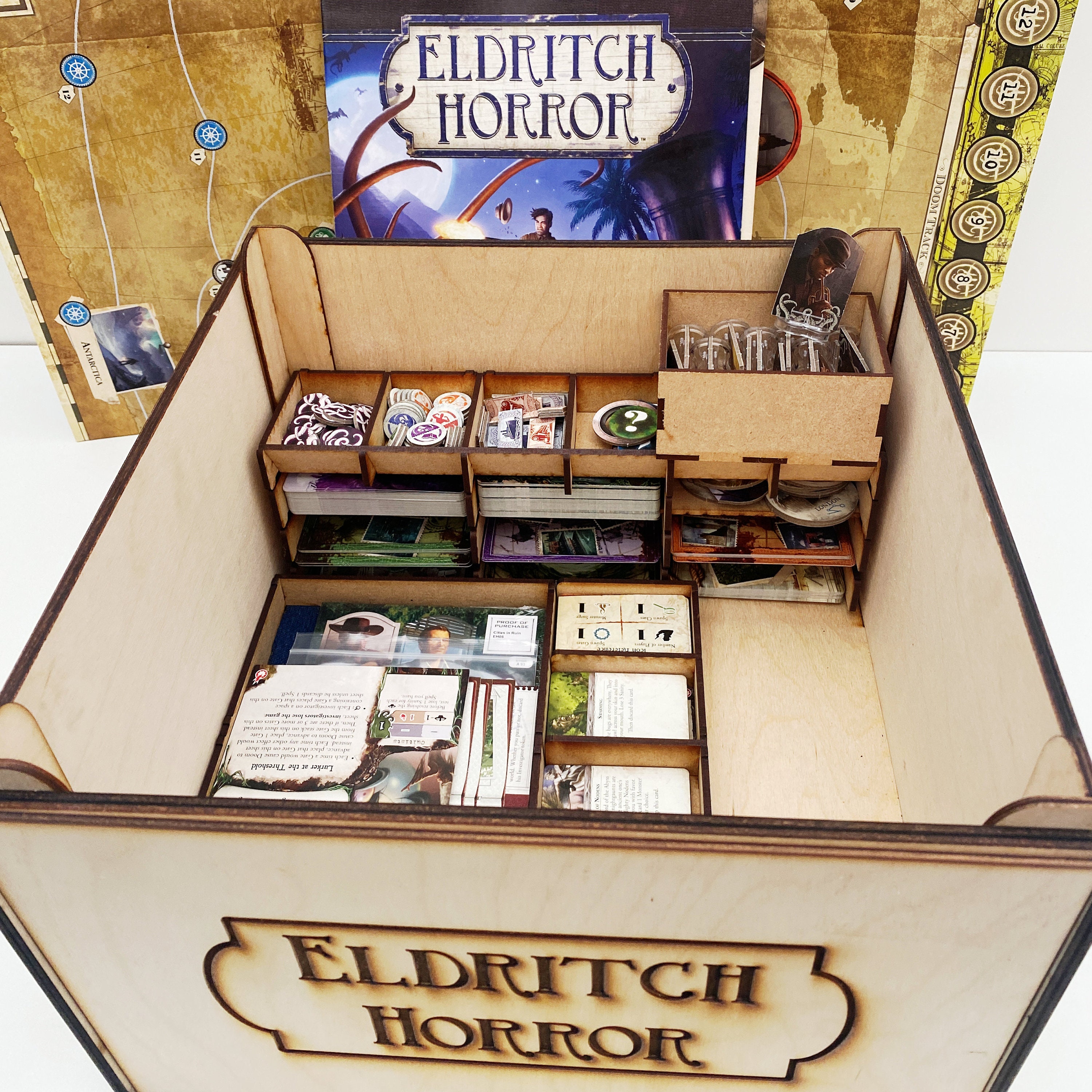 Eldritch Horror Storage Crate for Base and 4 Expansions and Add-ons ...