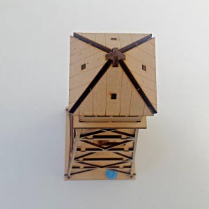 WW2 Normandy Watchtower/firetower Building Kit for Wargames 28mm-32mm ...