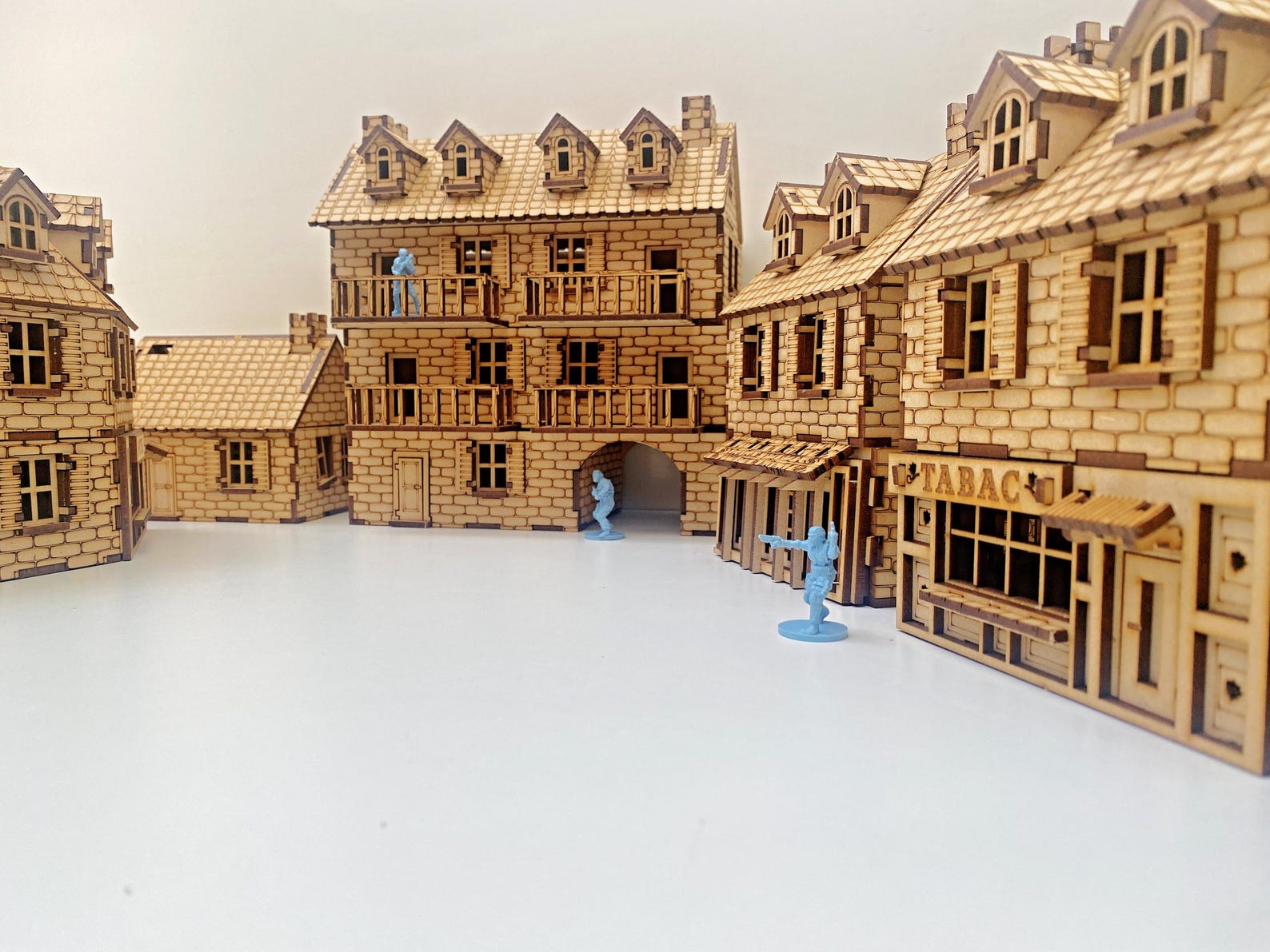 WW2 Normandy Village Café for Wargames (28mm-32mm Terrain With ...