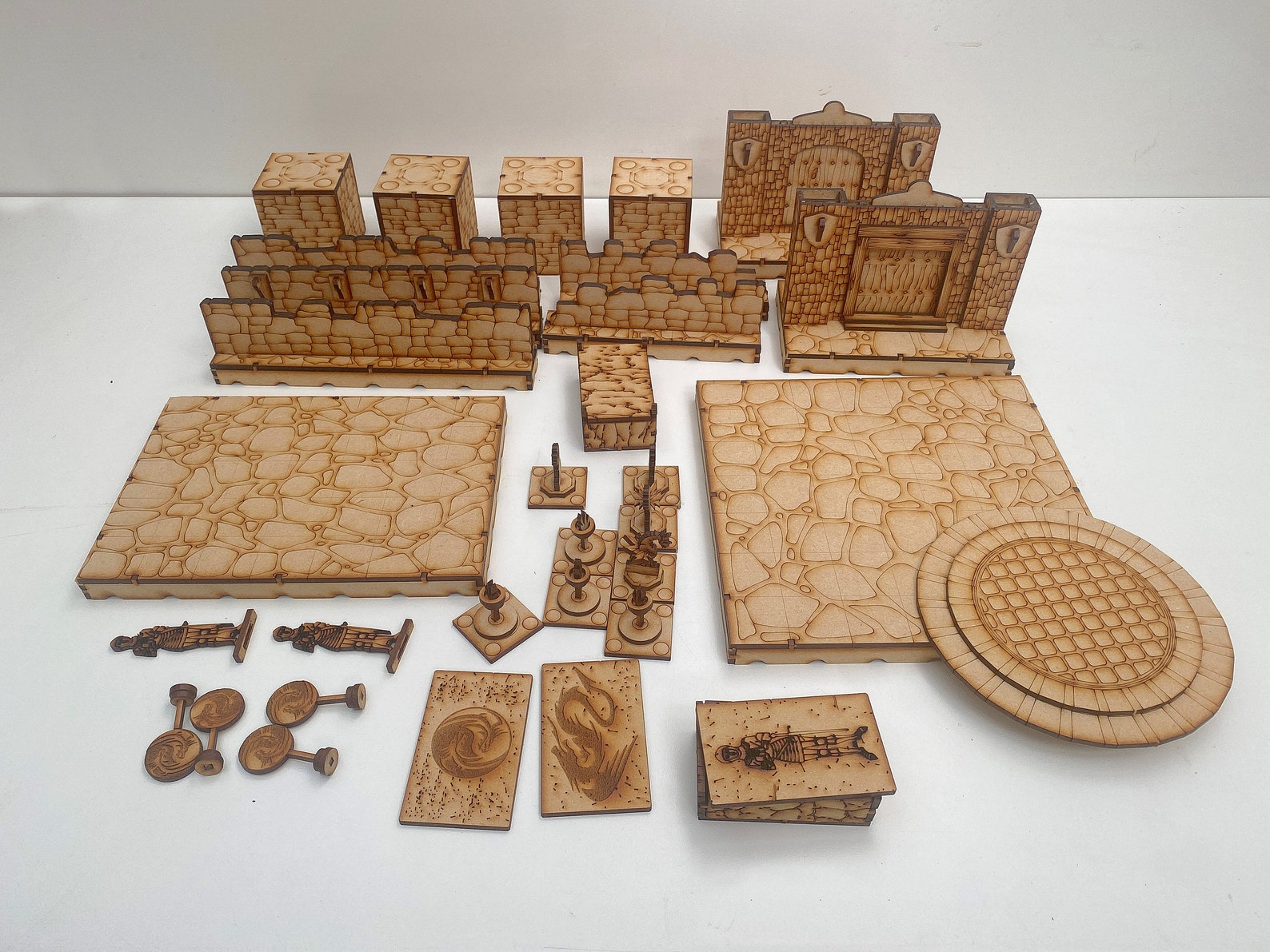 Altar and Tomb Dragon Dungeon Set 28mm Dnd, Pathfinder Terrain ...