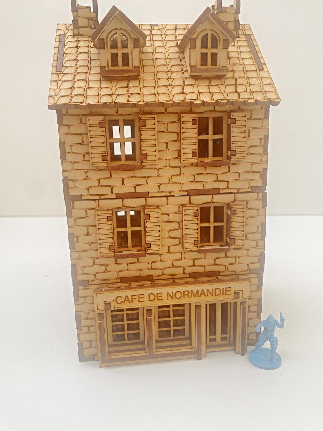 WW2 Normandy Village Café for Wargames (28mm-32mm Terrain With ...