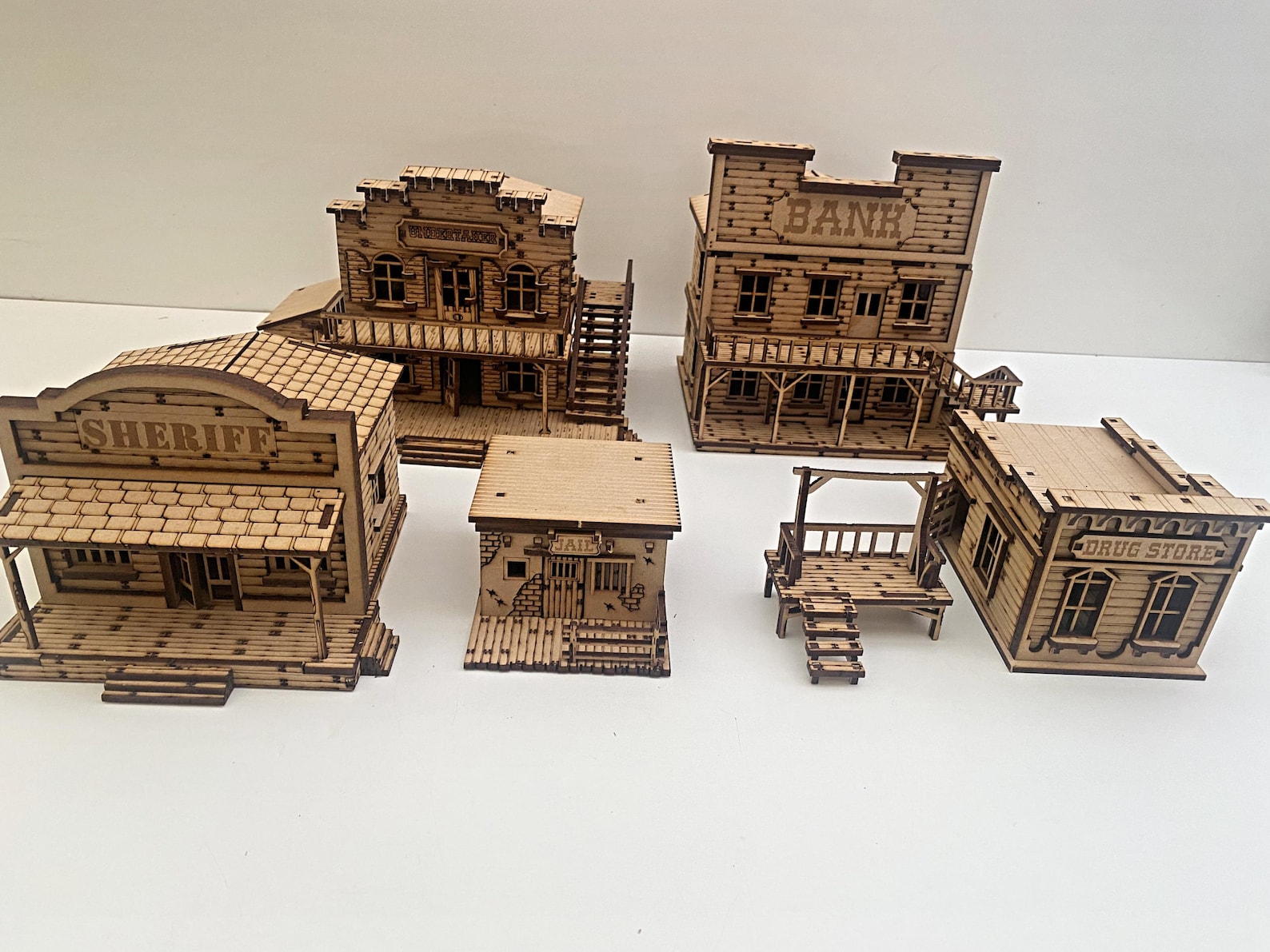 Wild West Set 3: Law and Order. Sheriff's Office, Jail, Gallows, Bank ...