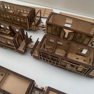 Wild West Railroad Train Complete Kit. 28mm Scale - Etsy