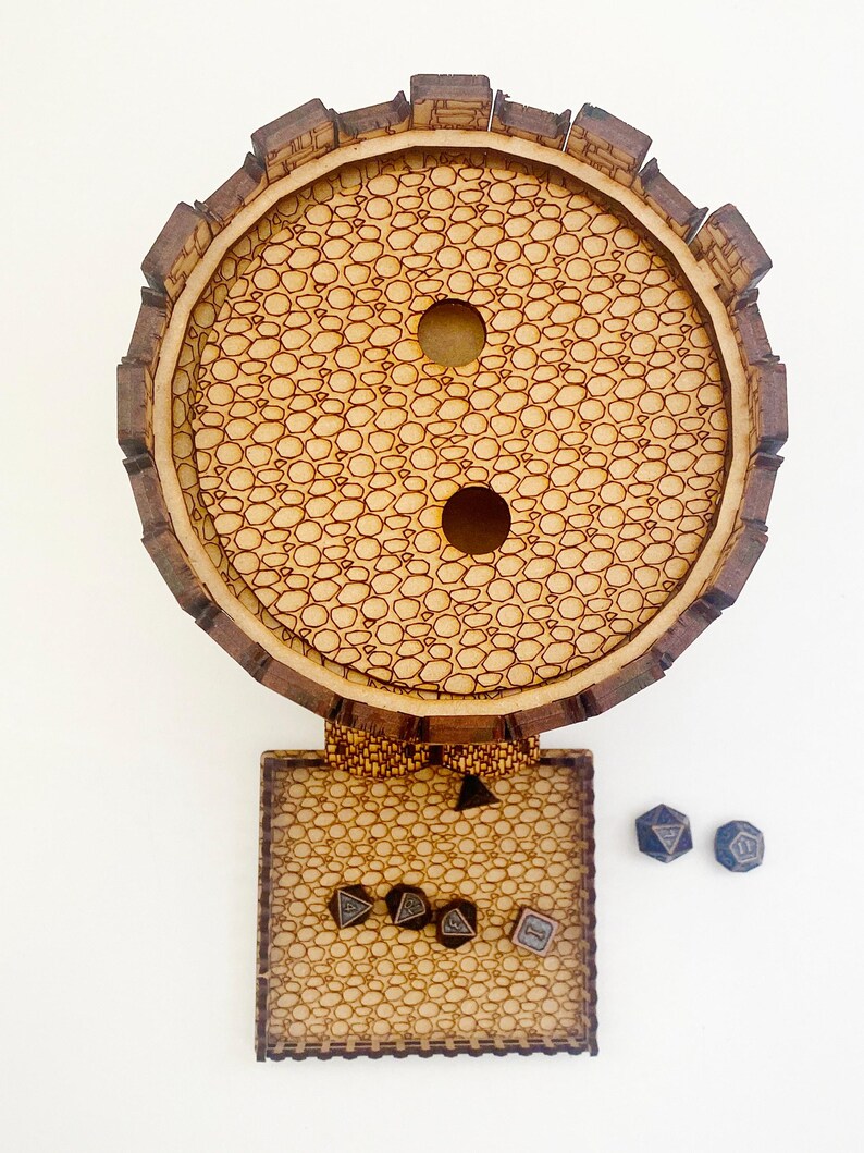 MDF Dice Tower: Old World Medieval Style - 28mm Tabletop Gaming - Etsy