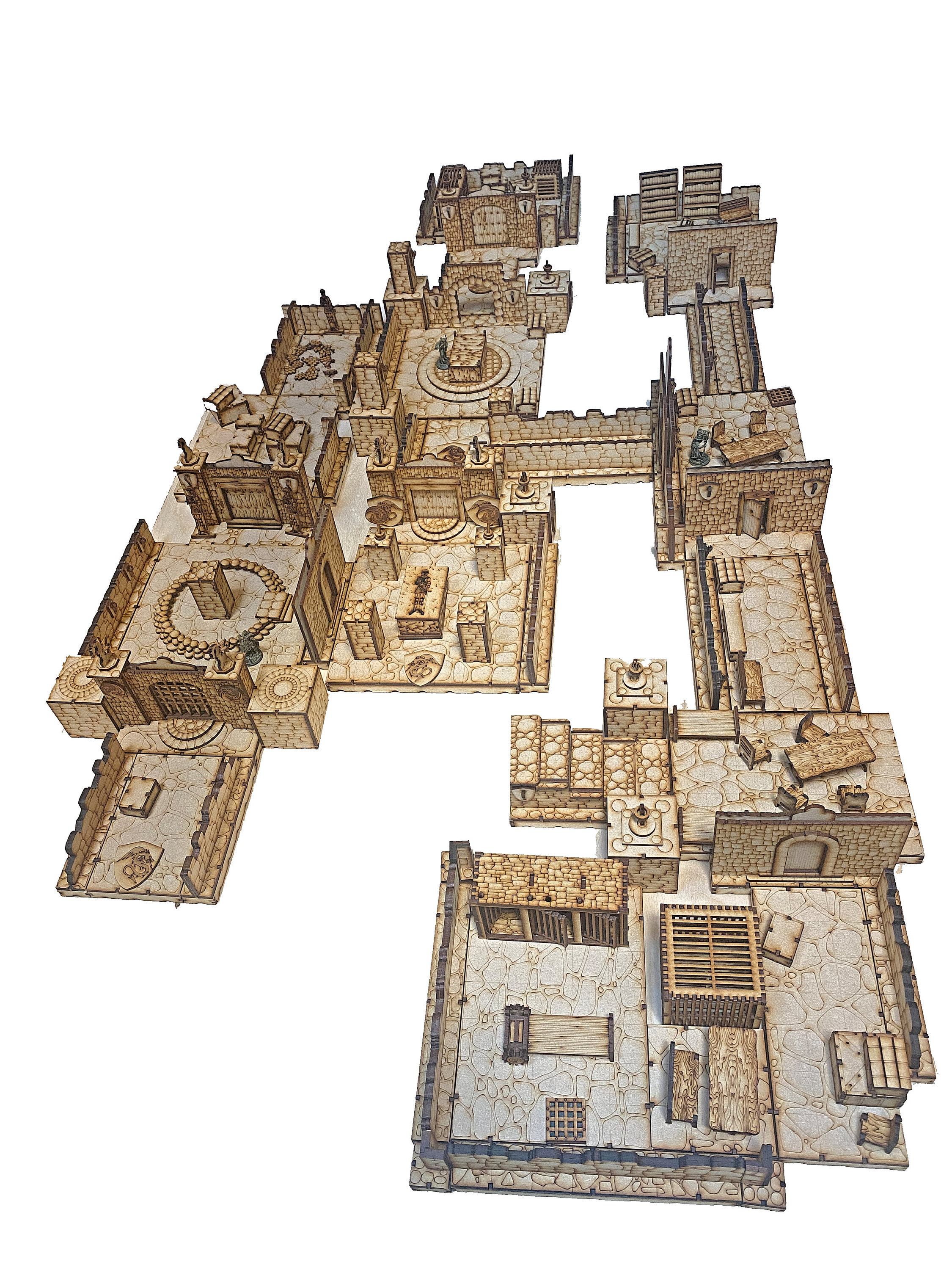 Massive Dragon Dungeon Set 28mm Dnd, Pathfinder Terrain, Furniture and ...