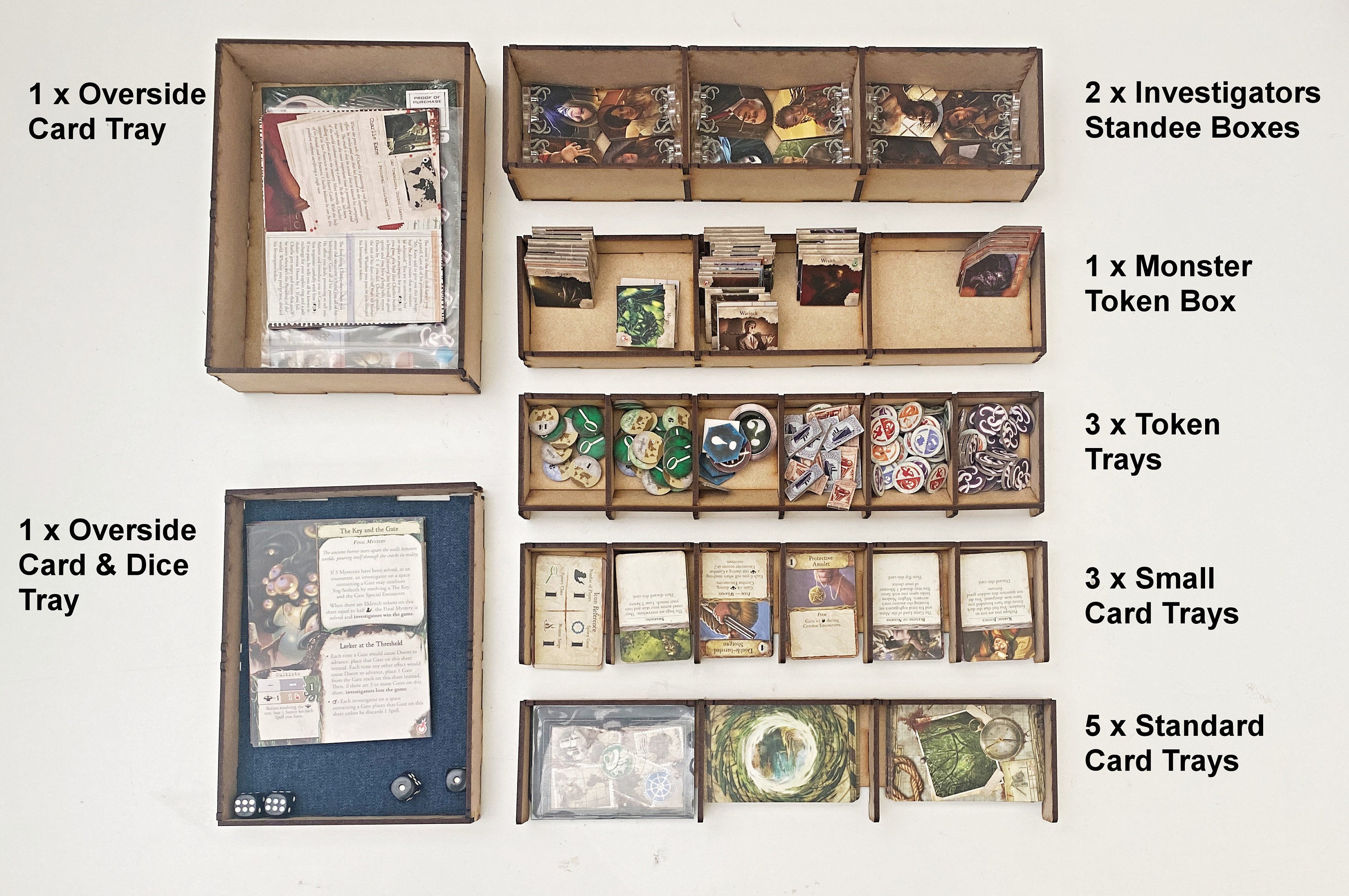 Eldritch Horror Storage Crate for Base and 4 Expansions and Add-ons ...