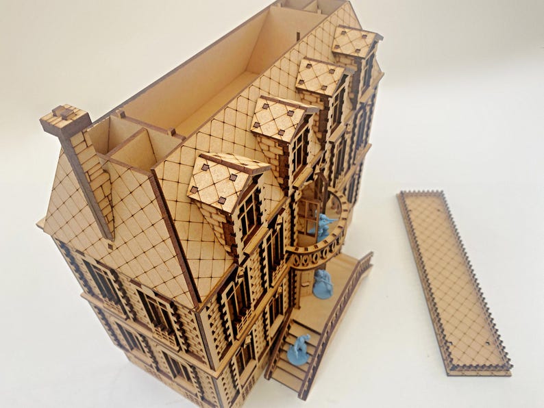 WW2 Normandy Large Château for Wargames (28mm-32mm Terrain With ...