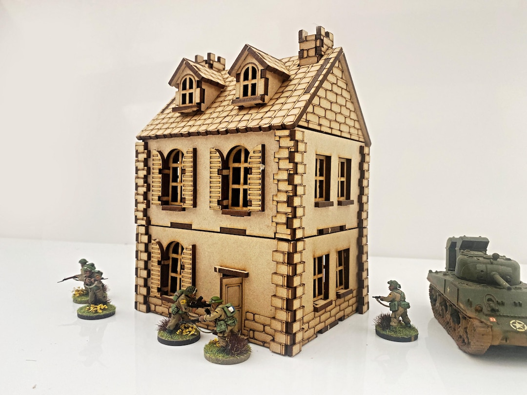 WW2 Normandy Village House Type 3 – 28mm to 32mm Wargames, Role Play or ...