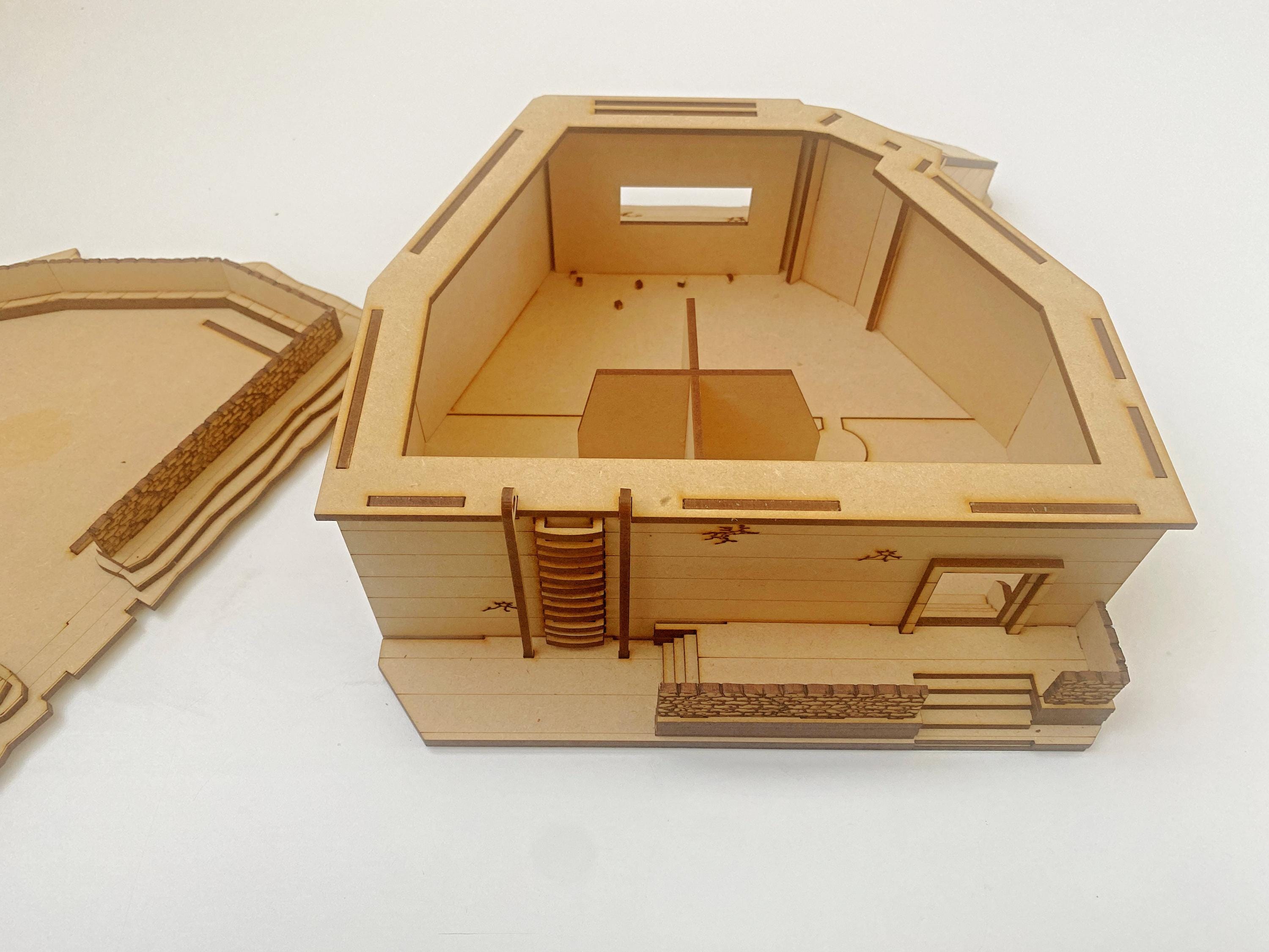 WW2 Normandy German Pillbox Bunker Building Kit for Wargames 28mm-32mm ...