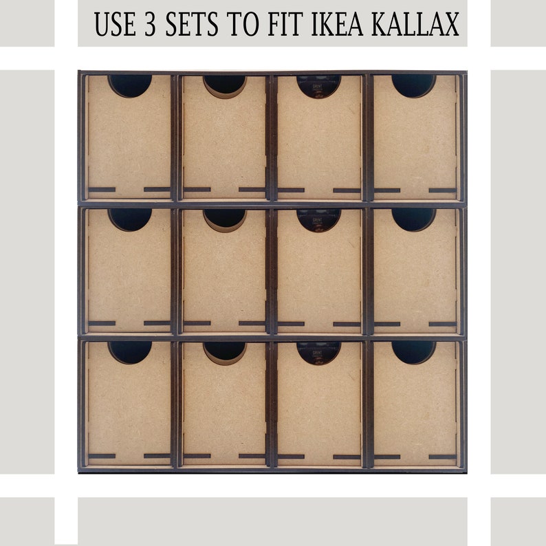 Kallax Card Storage Drawer: MDF Card Game Organizer - Etsy