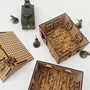 WW2 Normandy Village House Type 2 – 28mm to 32mm Wargames, Role Play or ...