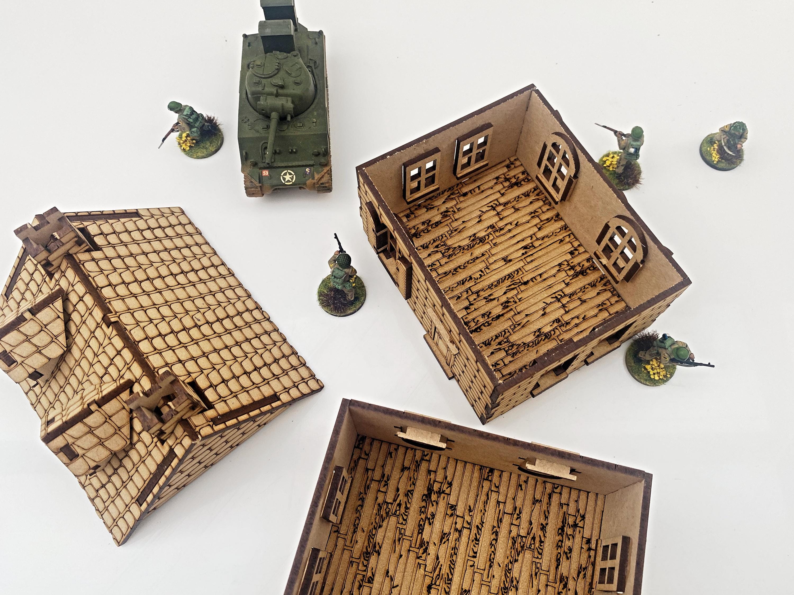 WW2 Normandy Village House Type 2 – 28mm to 32mm Wargames, Role Play or ...