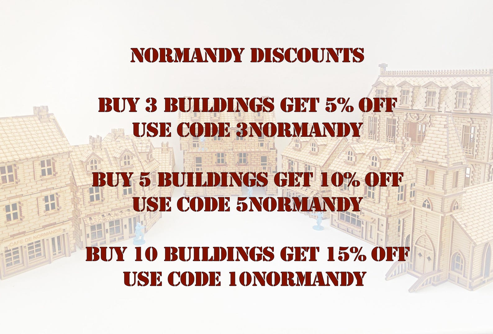 WW2 Normandy Watchtower/firetower Building Kit for Wargames 28mm-32mm ...