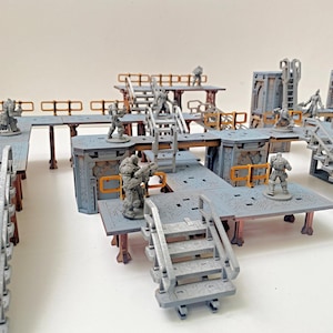 Floor Plates: Warhammer, Necromunda Laser Cut Terrain. Geomorph ...