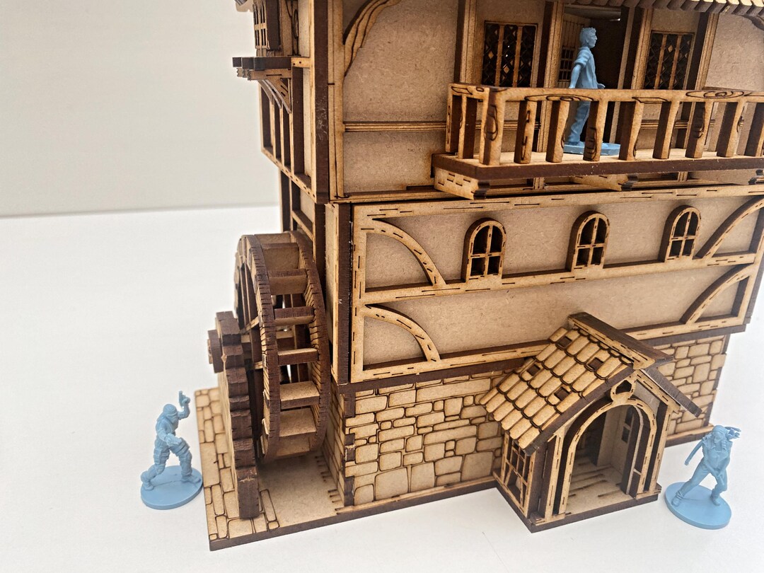 Water Mill, Old World Medieval Fantasy Buildings for Pathfinder ...