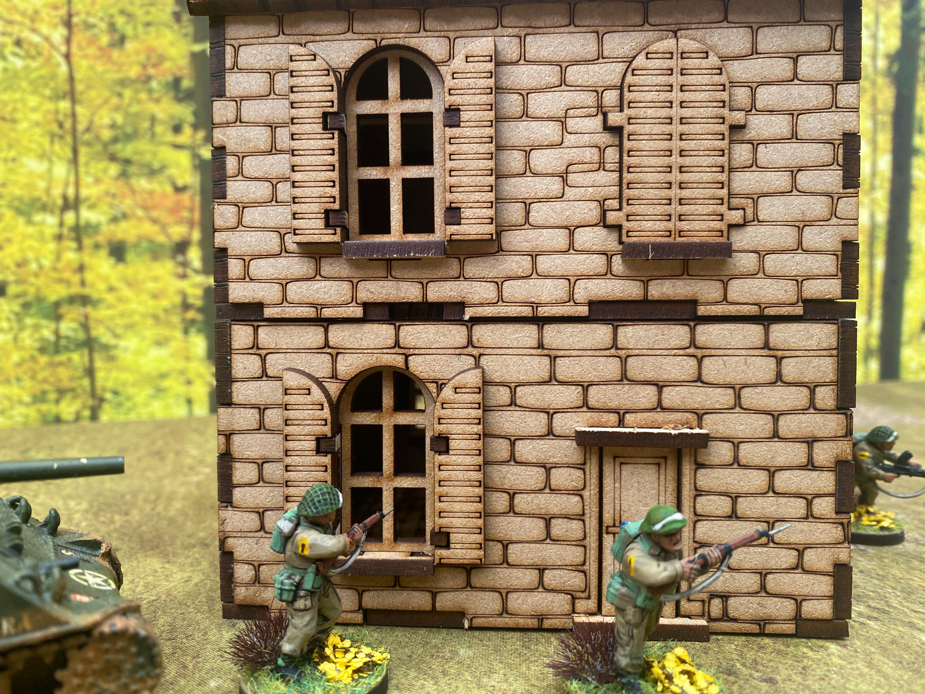 WW2 Normandy Village House Type 3 – 28mm to 32mm Wargames, Role Play or ...