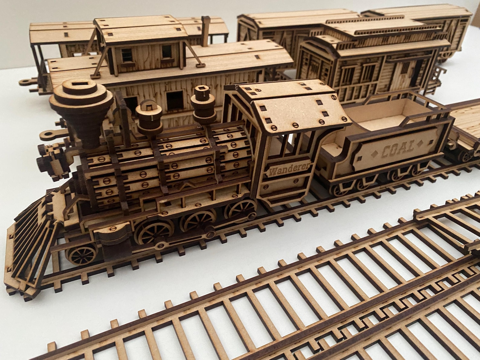 Wild West Railroad Train Complete Kit. 28mm Scale - Etsy