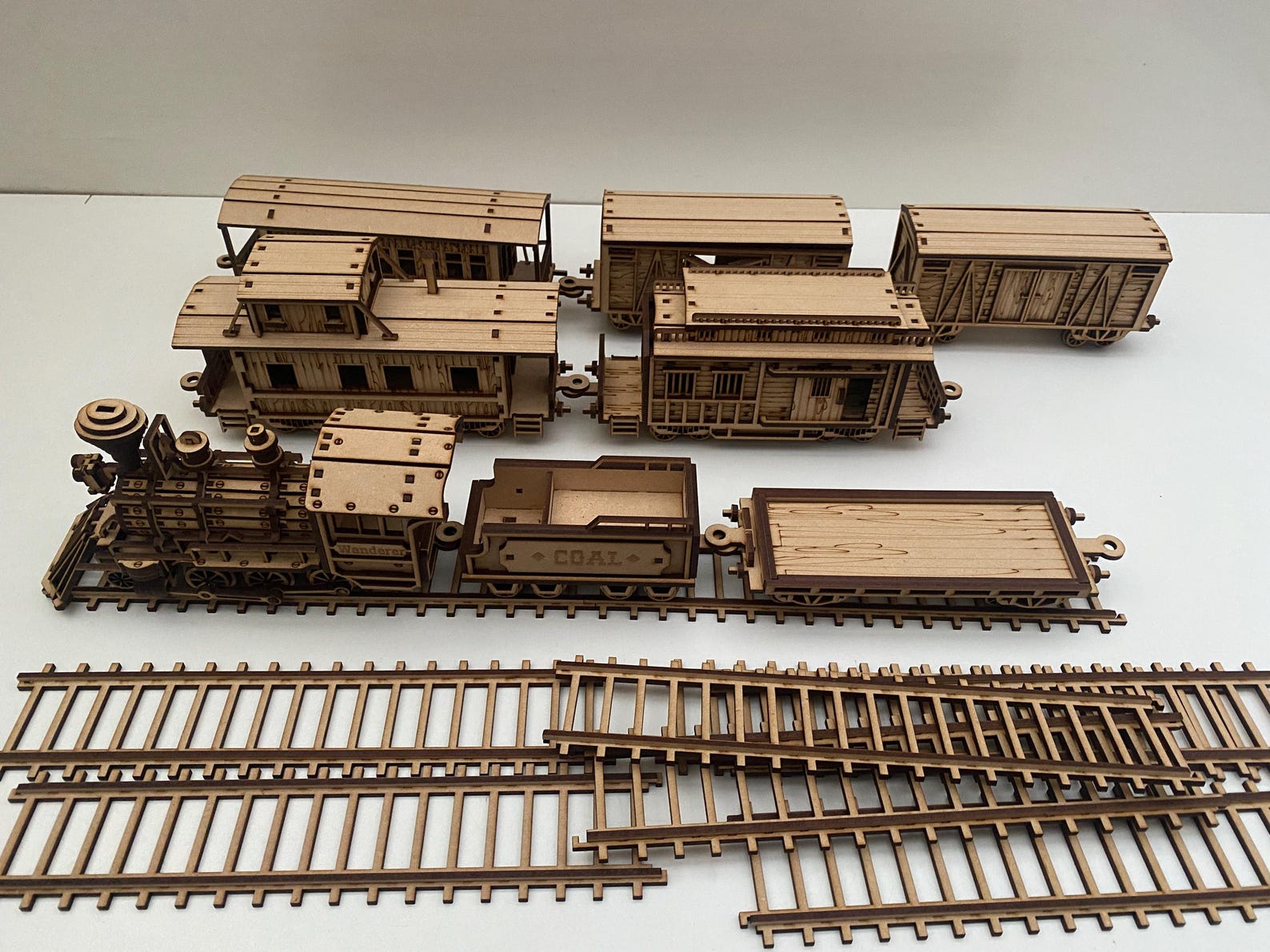 Wild West Railroad Train Complete Kit. 28mm Scale - Etsy
