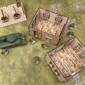 WW2 Normandy Village House Type 3 – 28mm to 32mm Wargames, Role Play or ...