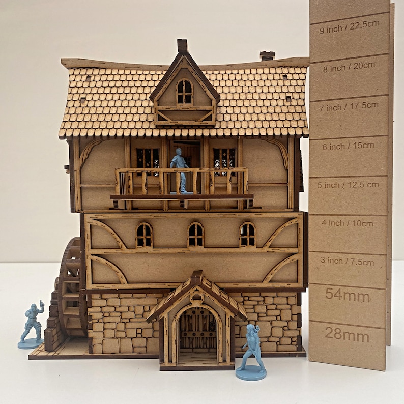 Water Mill, Old World Medieval Fantasy Buildings for Pathfinder ...