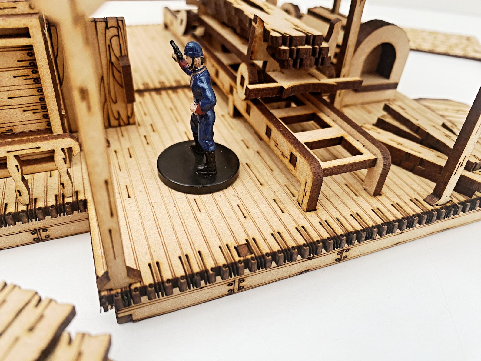 Wild West Saw Mill MDF Building Kit, 28mm Tabletop Terrain - Etsy