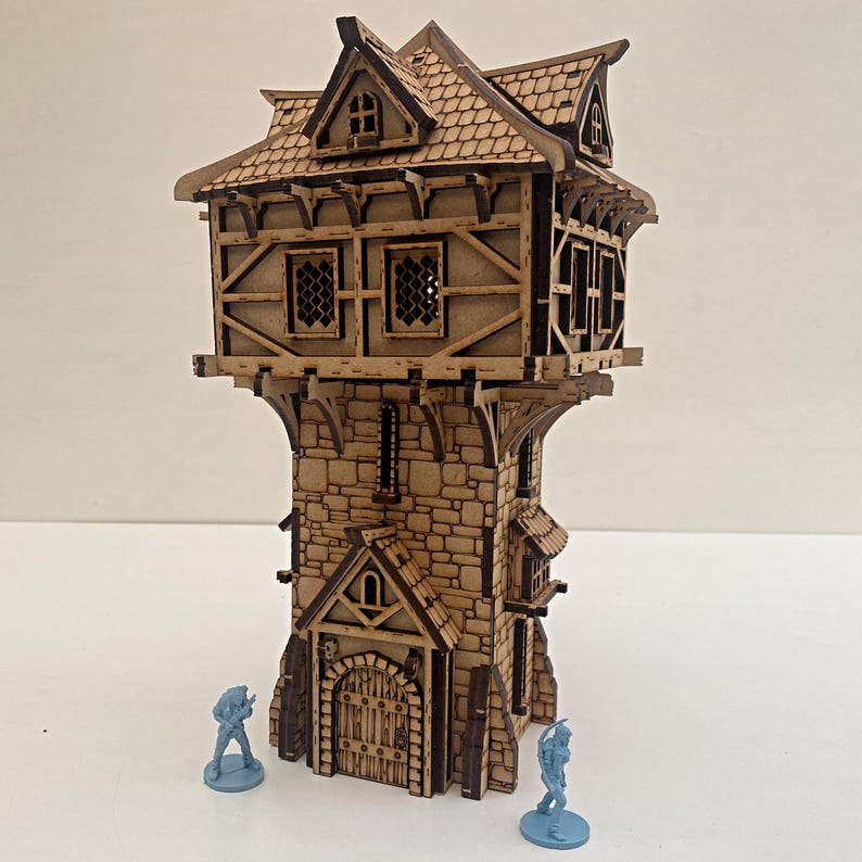 Wizards Keep or Watch Tower Old World Medieval Fantasy Buildings for ...
