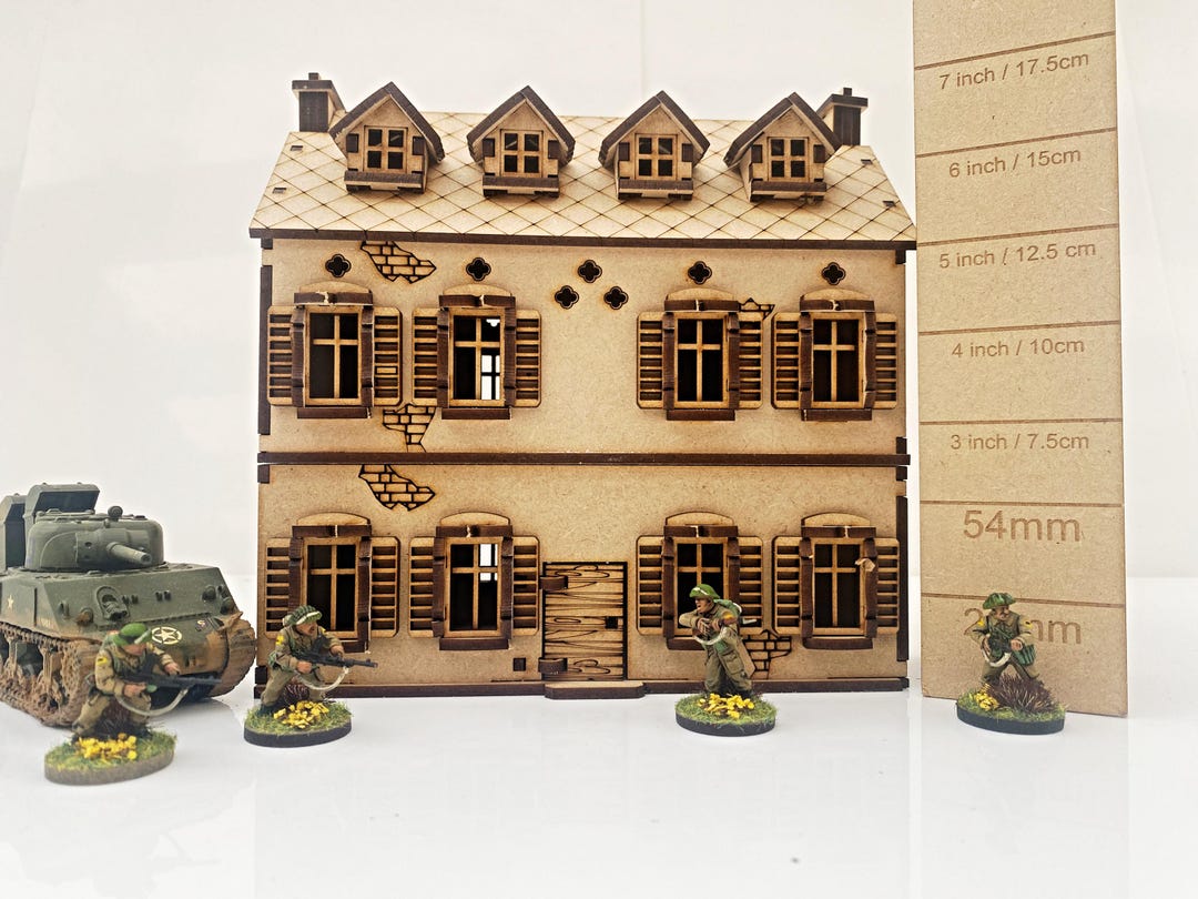 WW2 Normandy Farm House 28mm to 32mm Wargames, Role Play or Dioramas ...