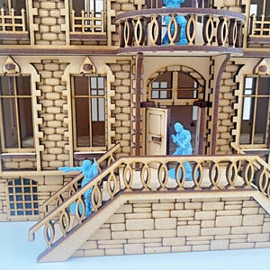 WW2 Normandy Large Château for Wargames (28mm-32mm Terrain With ...