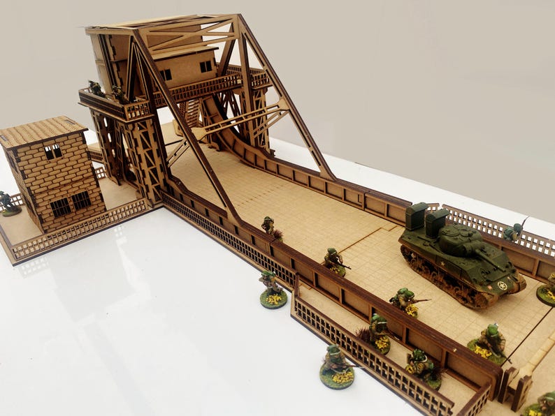 WW2 Normandy Pegasus Bridge – 28mm to 32mm Wargames, Role Play or ...