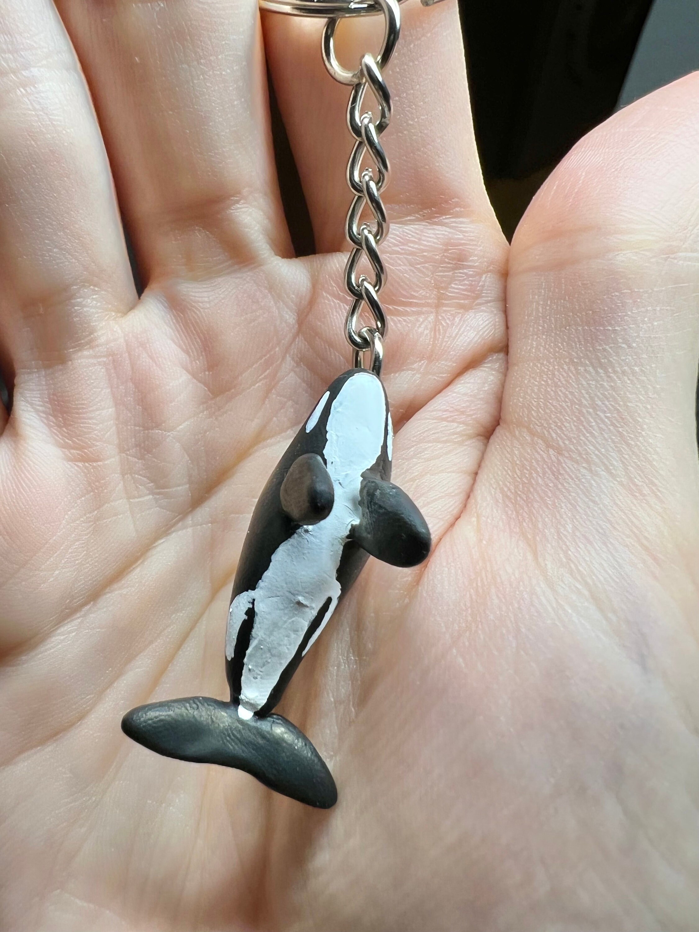Orca killer Whale Keyring - Etsy